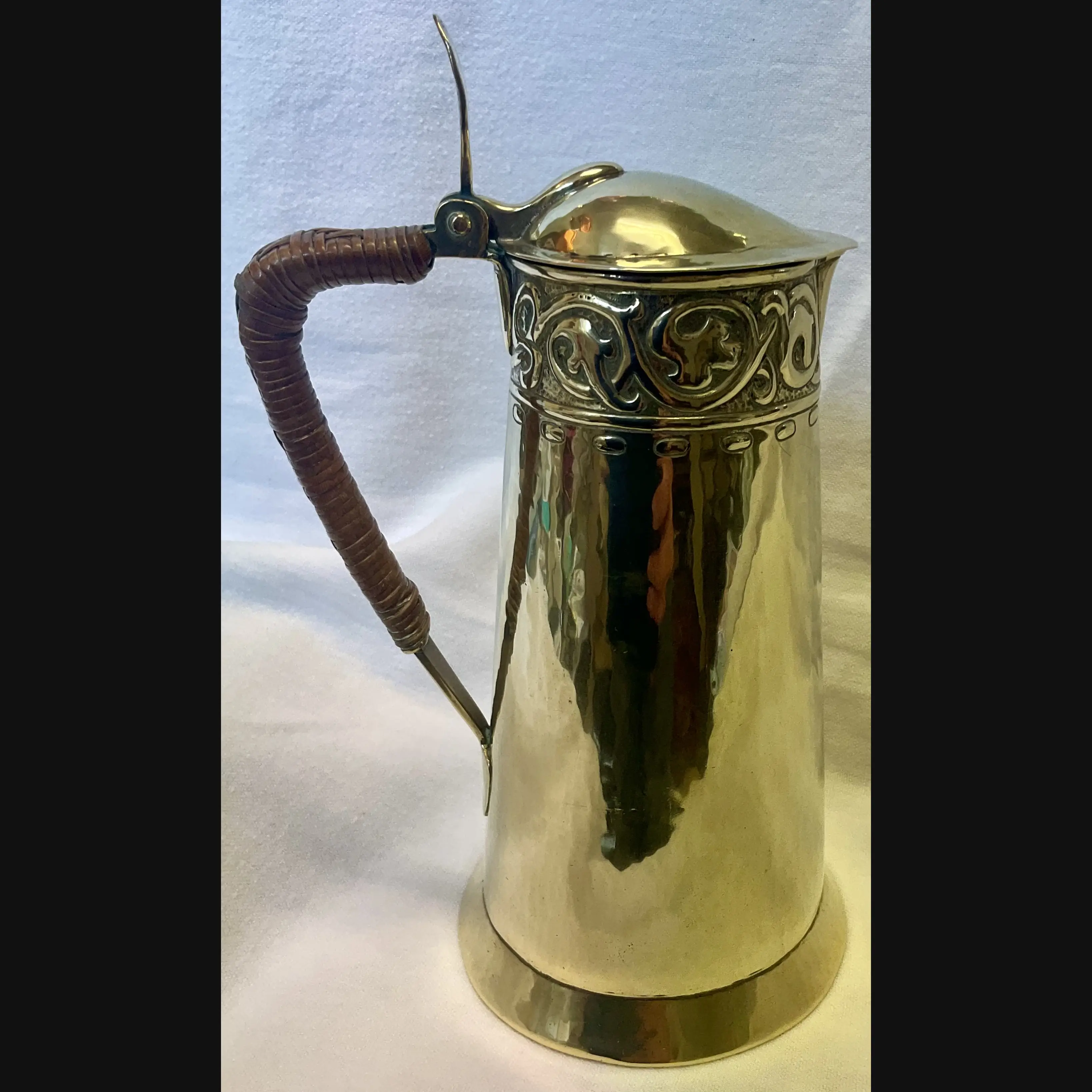 Keswick School Of Industrial Art Ksia Arts And Crafts Covered Brass Jug ...