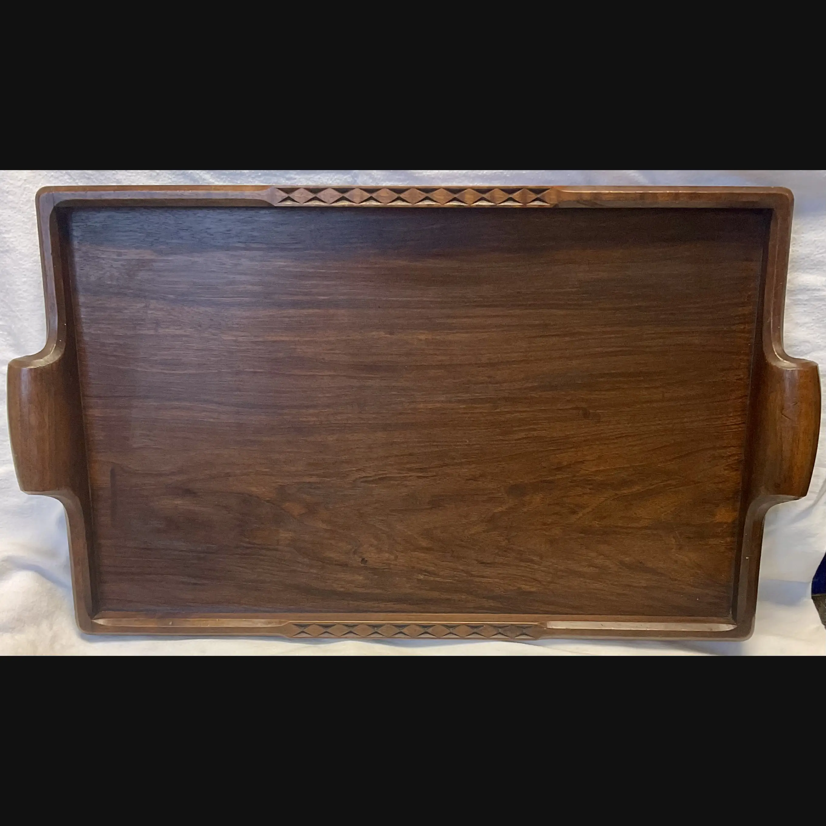 Stanley Webb Davies Windermere Arts And Crafts Walnut Serving Tray ...