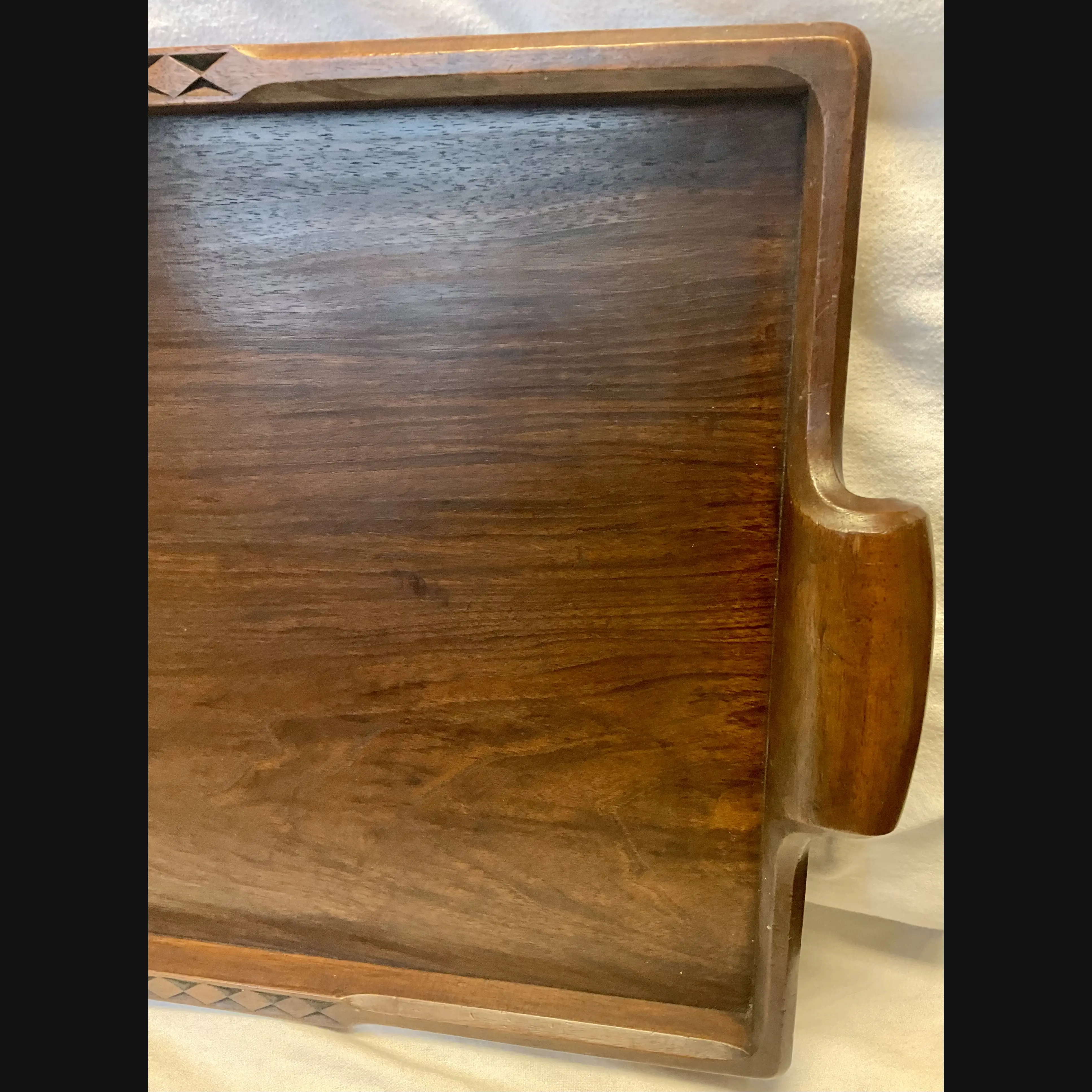 Stanley Webb Davies Windermere Arts And Crafts Walnut Serving Tray ...