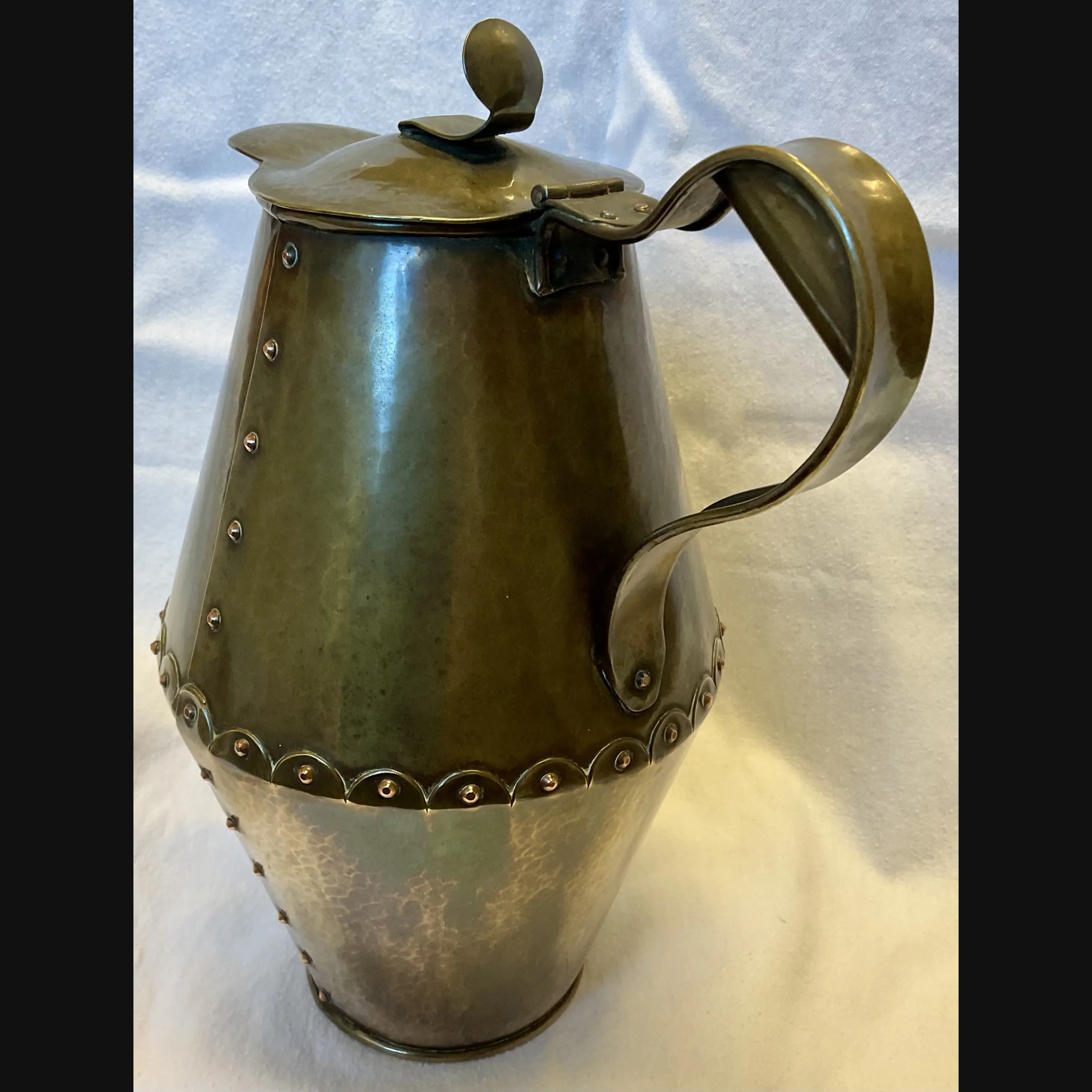 Newton Industrial Class Cambridge Riveted Covered Jug Scratched Signed ...