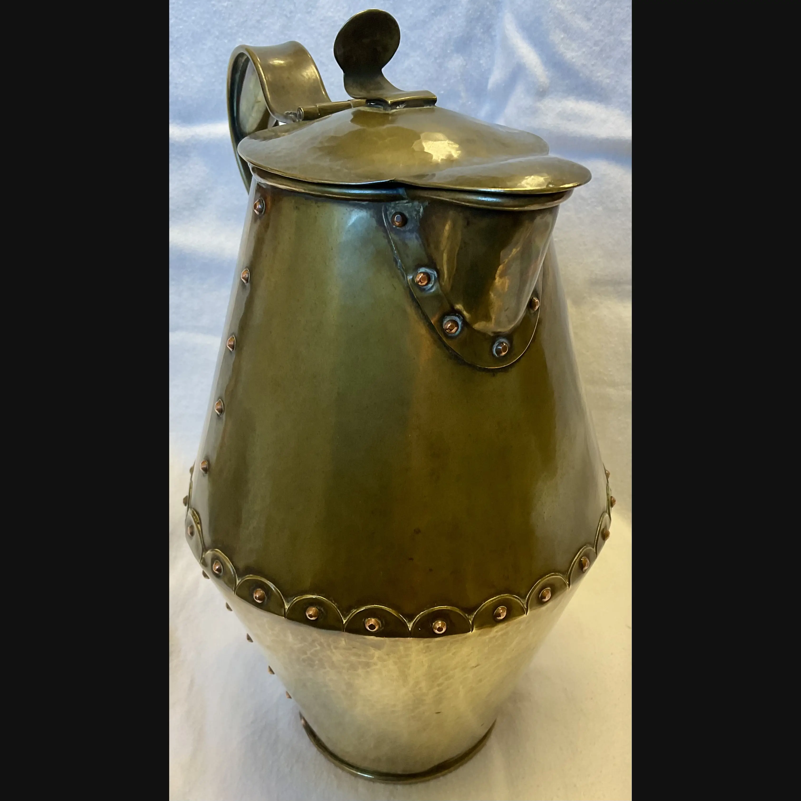 Newton Industrial Class Cambridge Riveted Covered Jug Scratched Signed ...