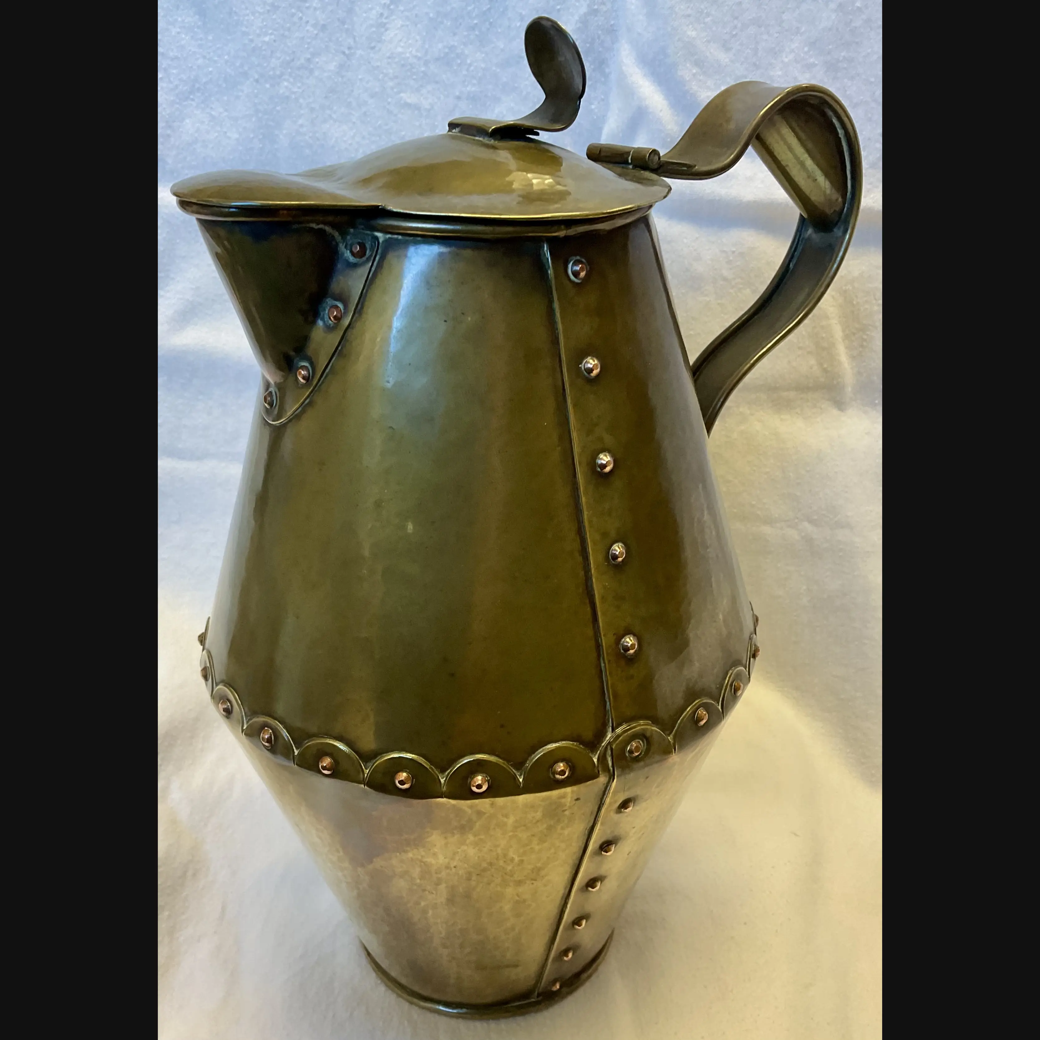Newton Industrial Class Cambridge Riveted Covered Jug Scratched Signed ...