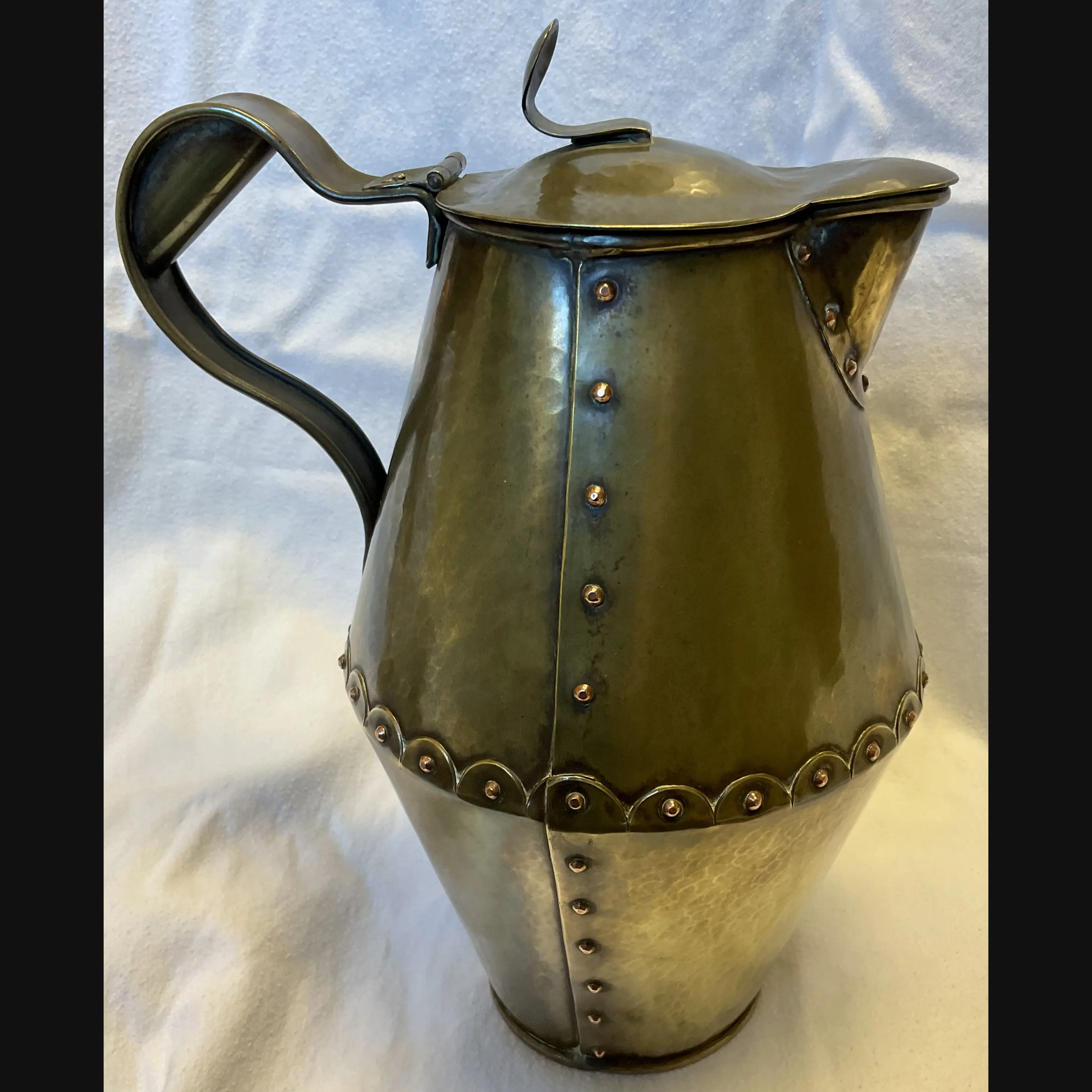 Newton Industrial Class Cambridge Riveted Covered Jug Scratched Signed ...