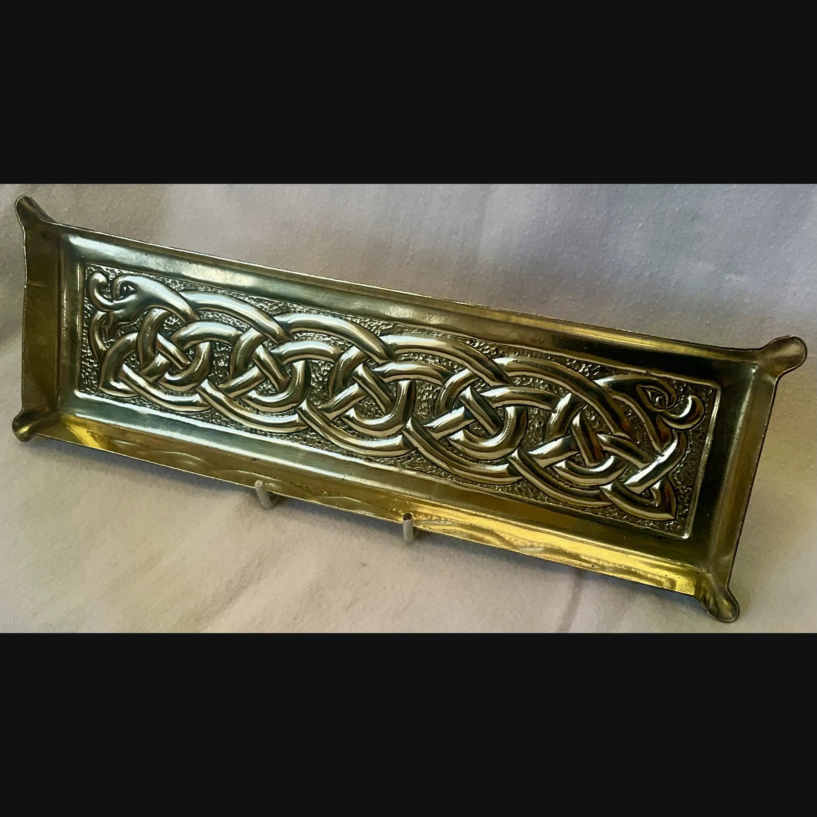 Alexander Ritchie Iona Celtic Art Scottish Arts And Crafts Pen Tray