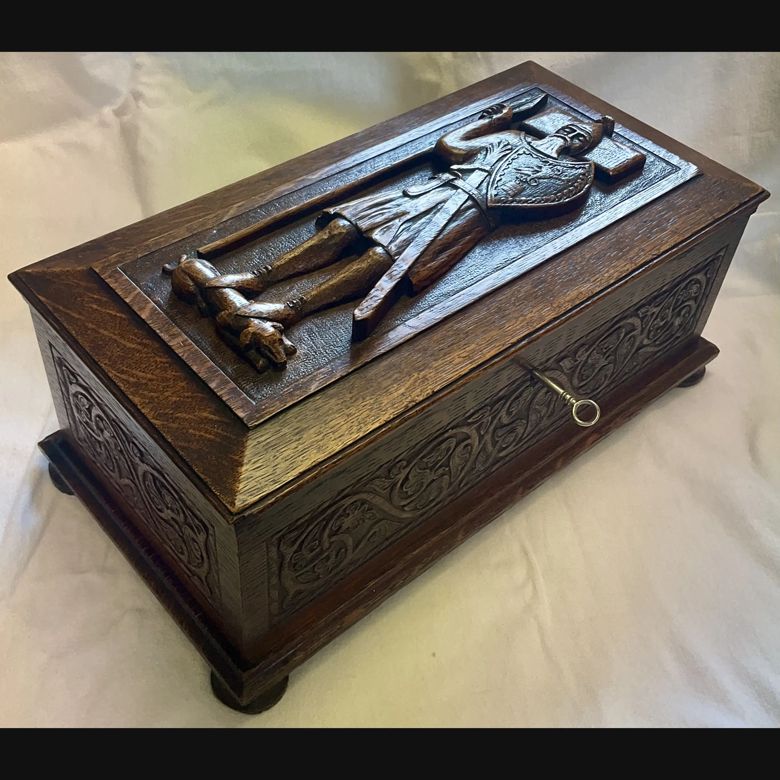 Rare Large Alexander Ritchie Iona Celtic Art Scottish Arts And Crafts ...