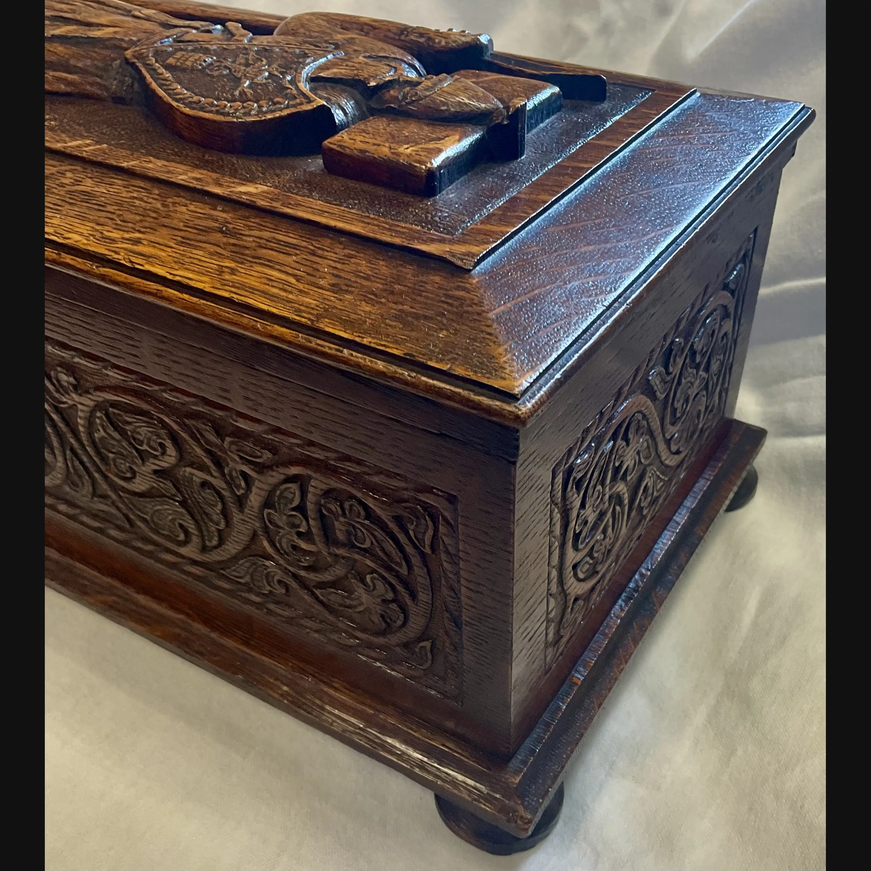 Rare Large Alexander Ritchie Iona Celtic Art Scottish Arts And Crafts ...